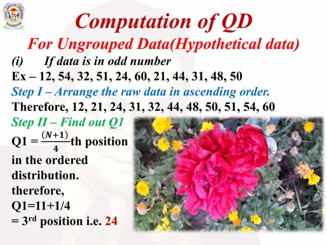 Quartile Deviation An Introduction Pptx