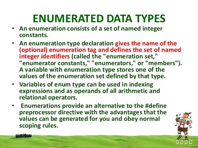 6 enumerated, typedef
