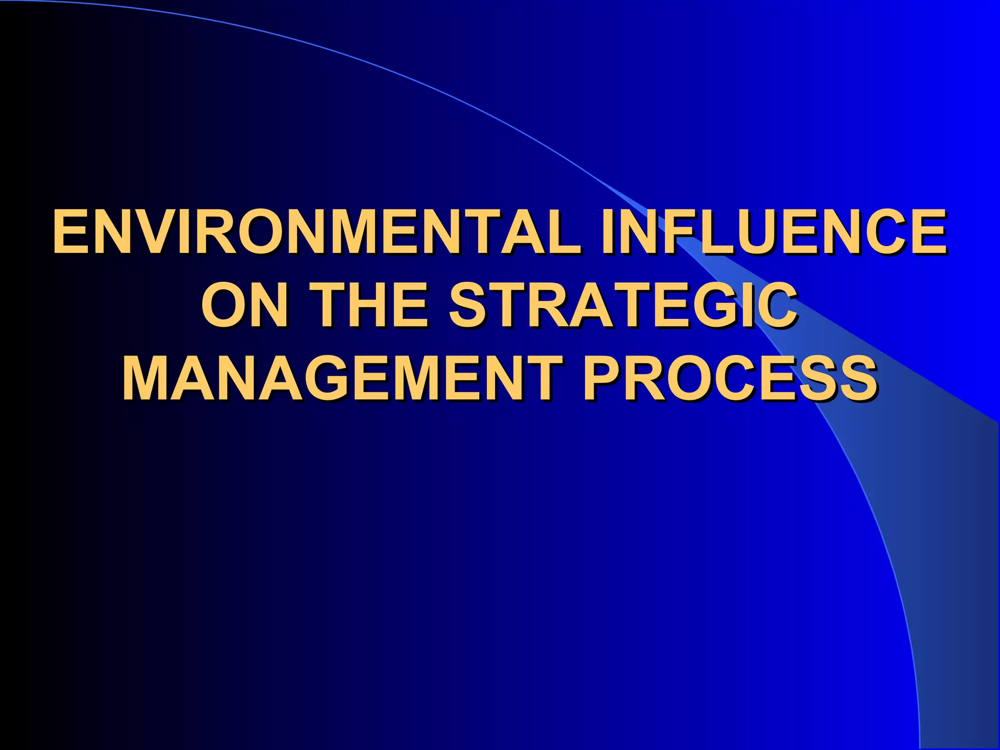 6 environmental influence internal and external environment | PPT
