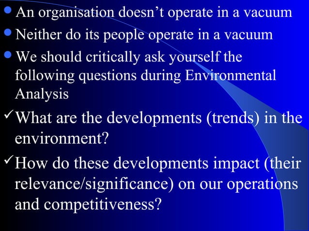 6 environmental influence internal and external environment | PPT