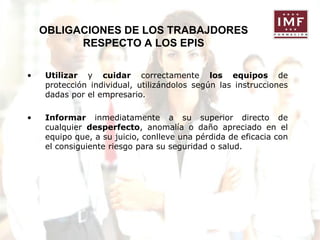 EPIs: equipos de protección individual para la Prevención de riesgos ...