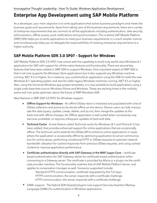 Learn how to develop an application using SAP Mobile Platform SDK 3.0 for Windows 8.1 | PDF ...