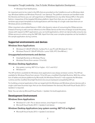 Learn how to develop an application using SAP Mobile Platform SDK 3.0 for Windows 8.1 | PDF ...