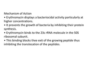 Pharmaceutical note on antibiotics Erythromycin.pptx
