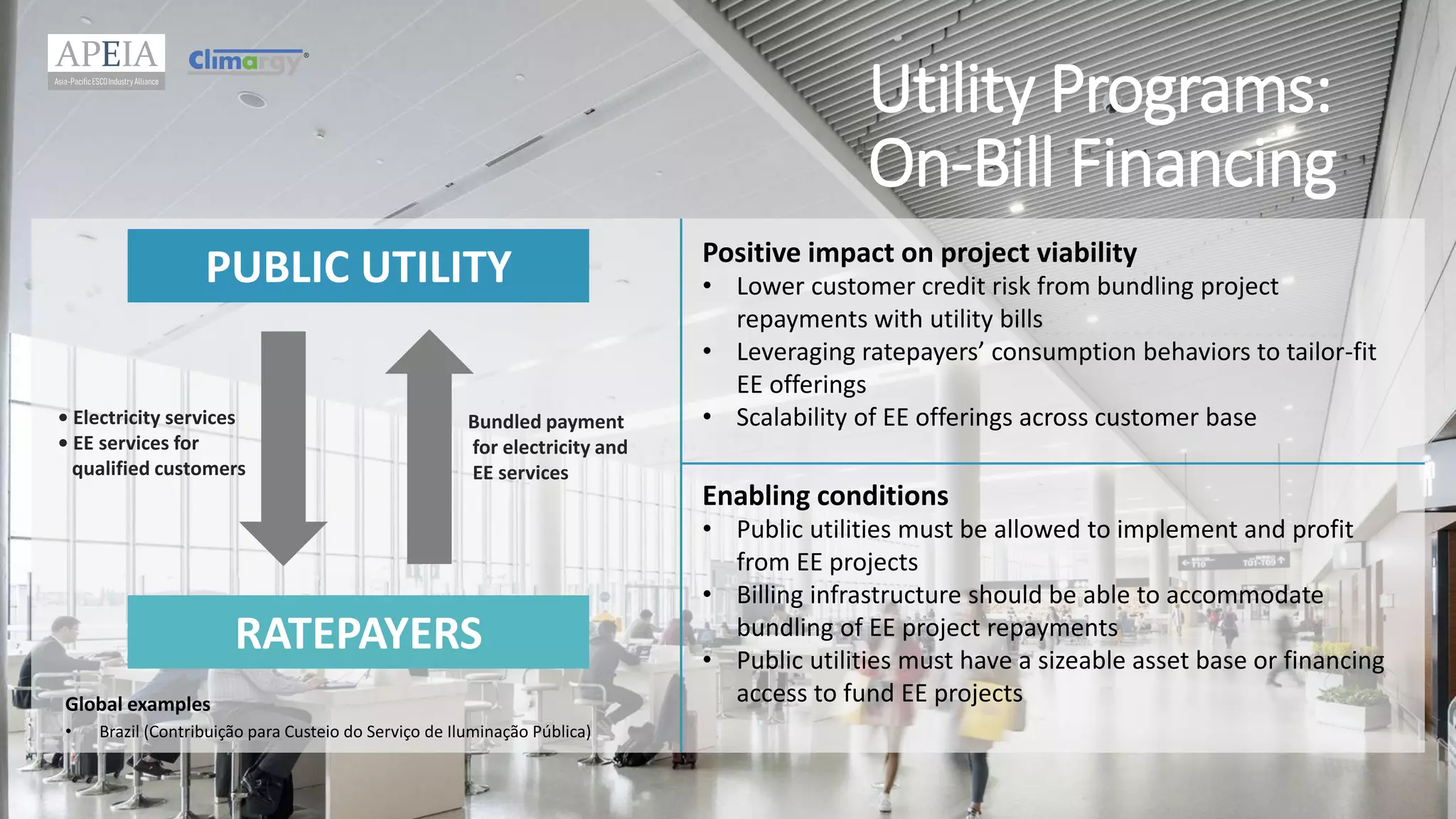 Public financial mechanisms that enhance the viability of ESCO projects ...