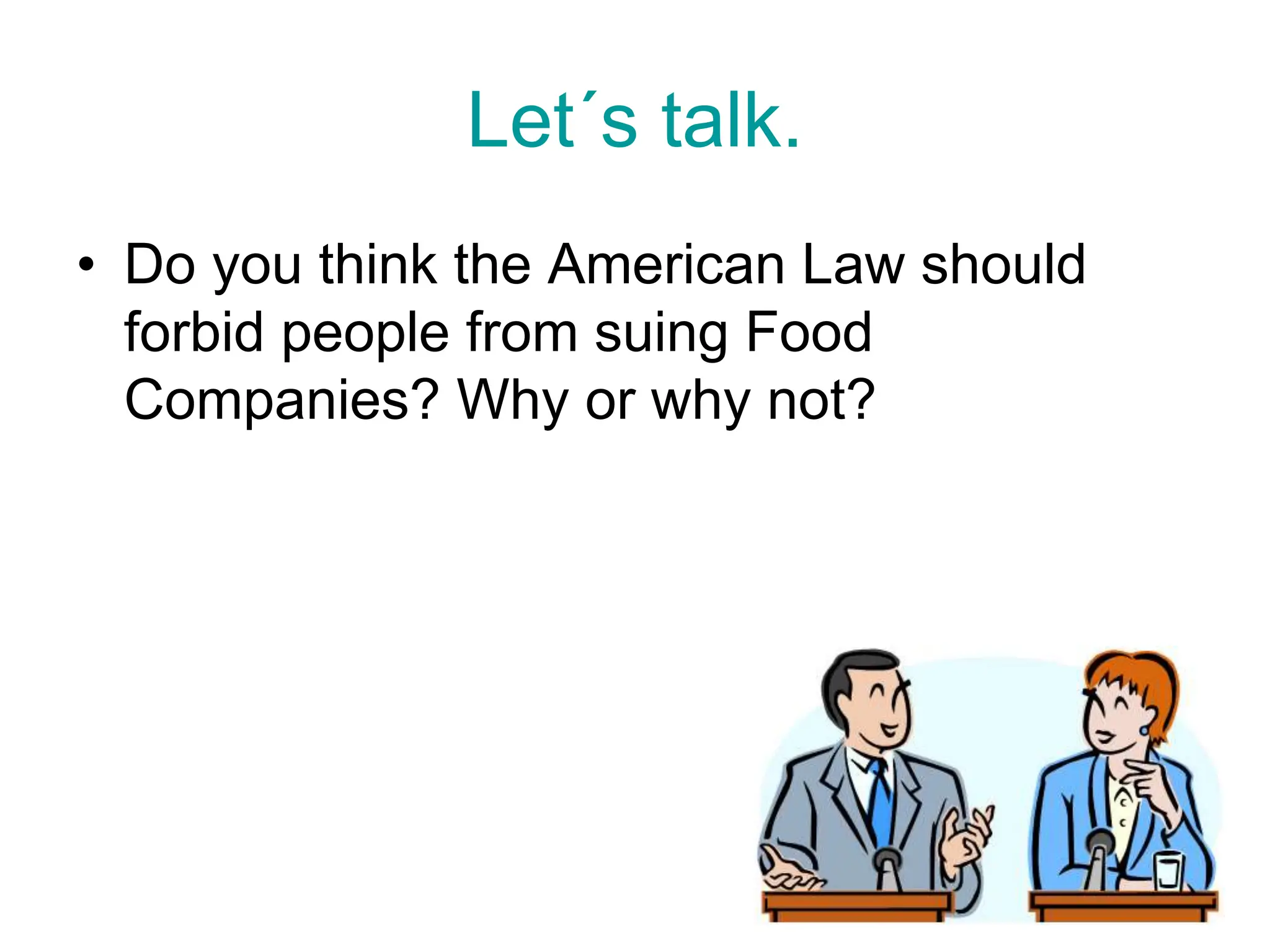 McDonald's ESL debate topic for Intermediate/Advanced | PPT