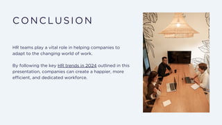 6 Essential HR Trends in 2024 for Organization Growth | PDF