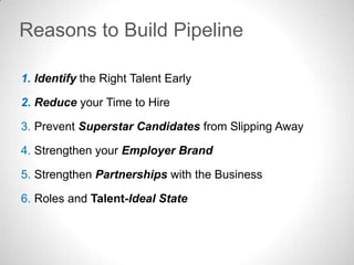 6 essential steps to talent pipeline success | PPTX