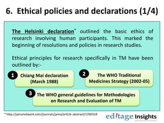 6 ethical principles to follow - when writing a paper on Traditional ...