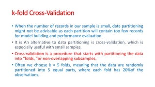 6 Evaluating Predictive Performance and ensemble.pptx | Computing | Technology & Computing