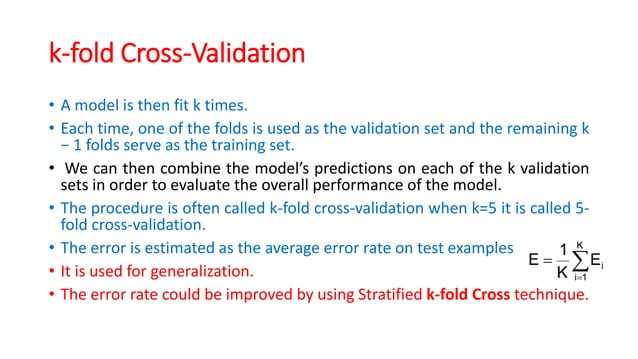 6 Evaluating Predictive Performance And Ensemblepptx Computing