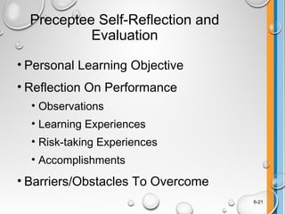 Preceptorship - evaluation feedback | PPT