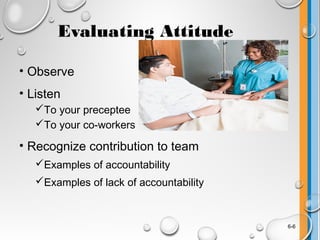 Preceptorship - evaluation feedback | PPT