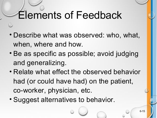 Preceptorship - evaluation feedback