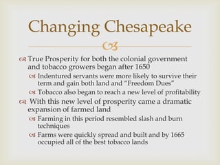 6) expansion of chesapeake colonies | PPTX