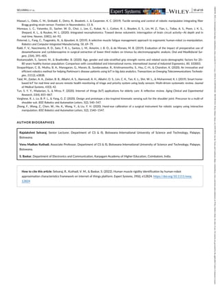 Human muscle rigidity identification by human-robot approximation ...
