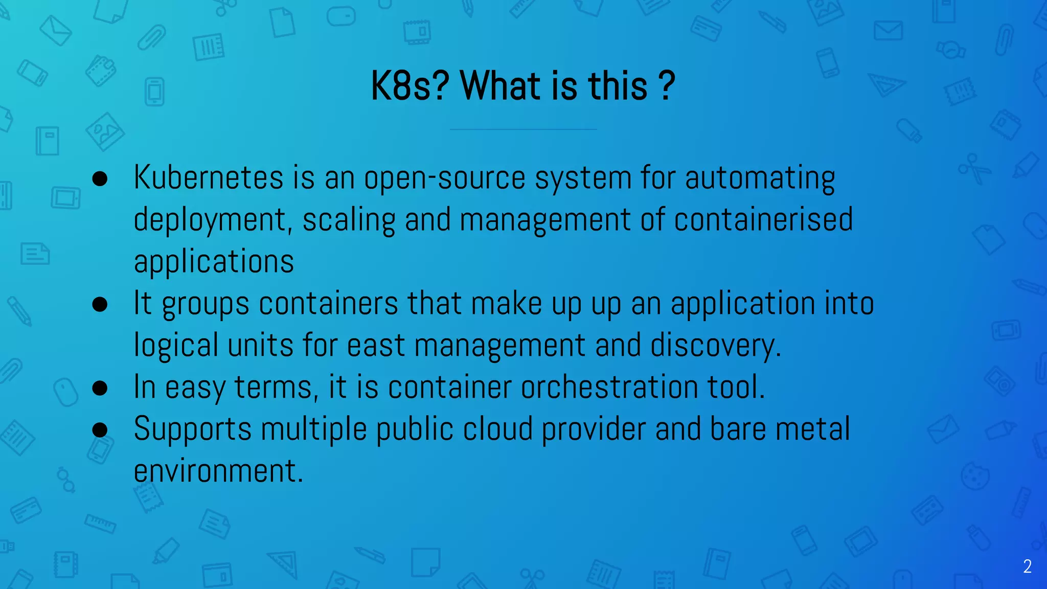 Kubernetes Presentation | PPTX | Cloud Computing | Internet