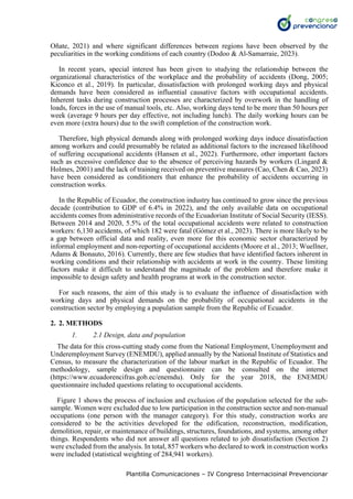 Association between job dissatisfaction and occupational accidents among male construction ...