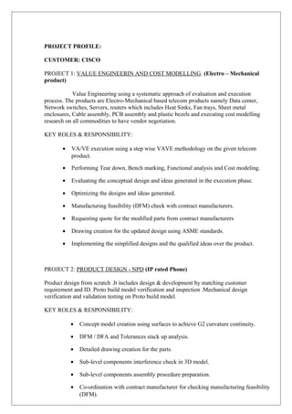 Karthi resume 1 | DOC | Business | Business and Finance