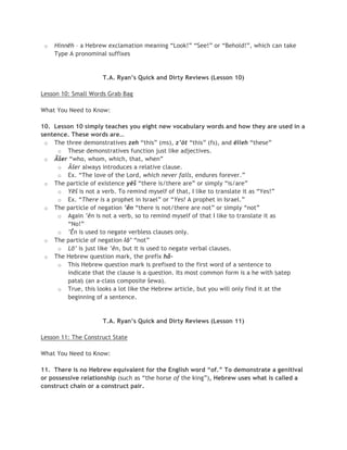 T.A. Ryan's Chapter Reviews - 1Q | PDF