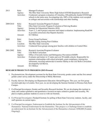 Vander Horst_CV | PDF