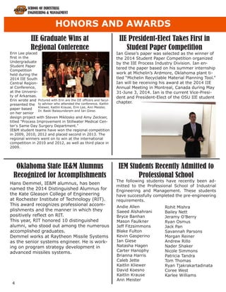 Spring 2014 Newsletter | PDF