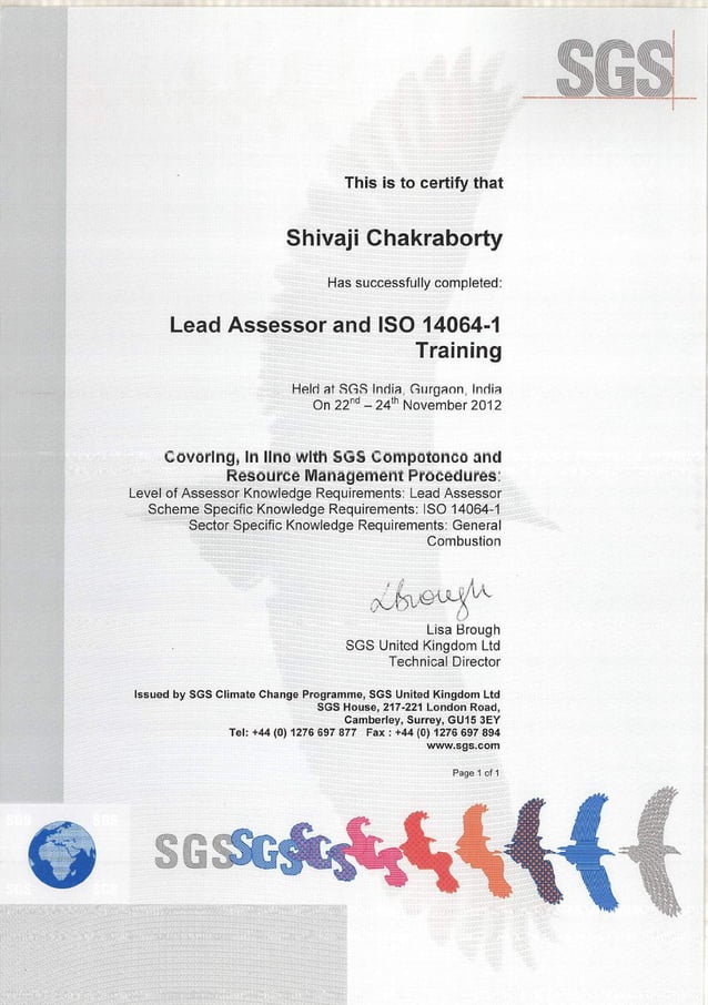 ISO 14064 Lead Assessor Certificate.compressed