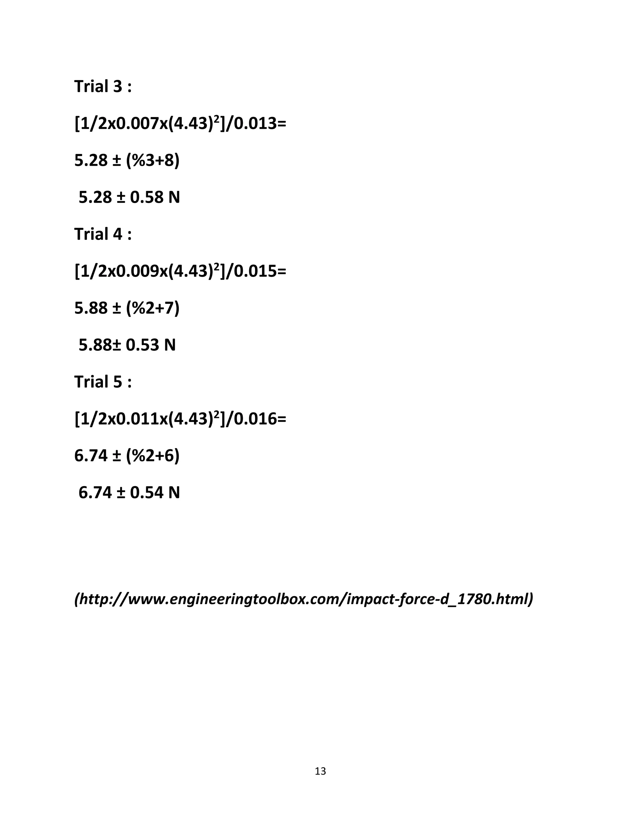 IB Physic Full Investigation | PDF