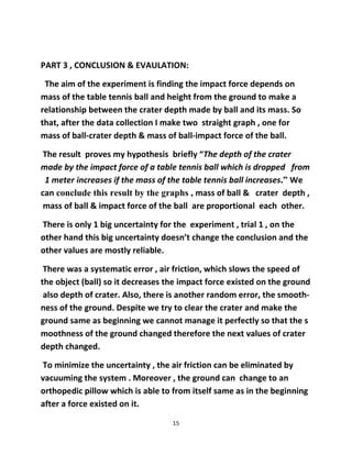 IB Physic Full Investigation | PDF