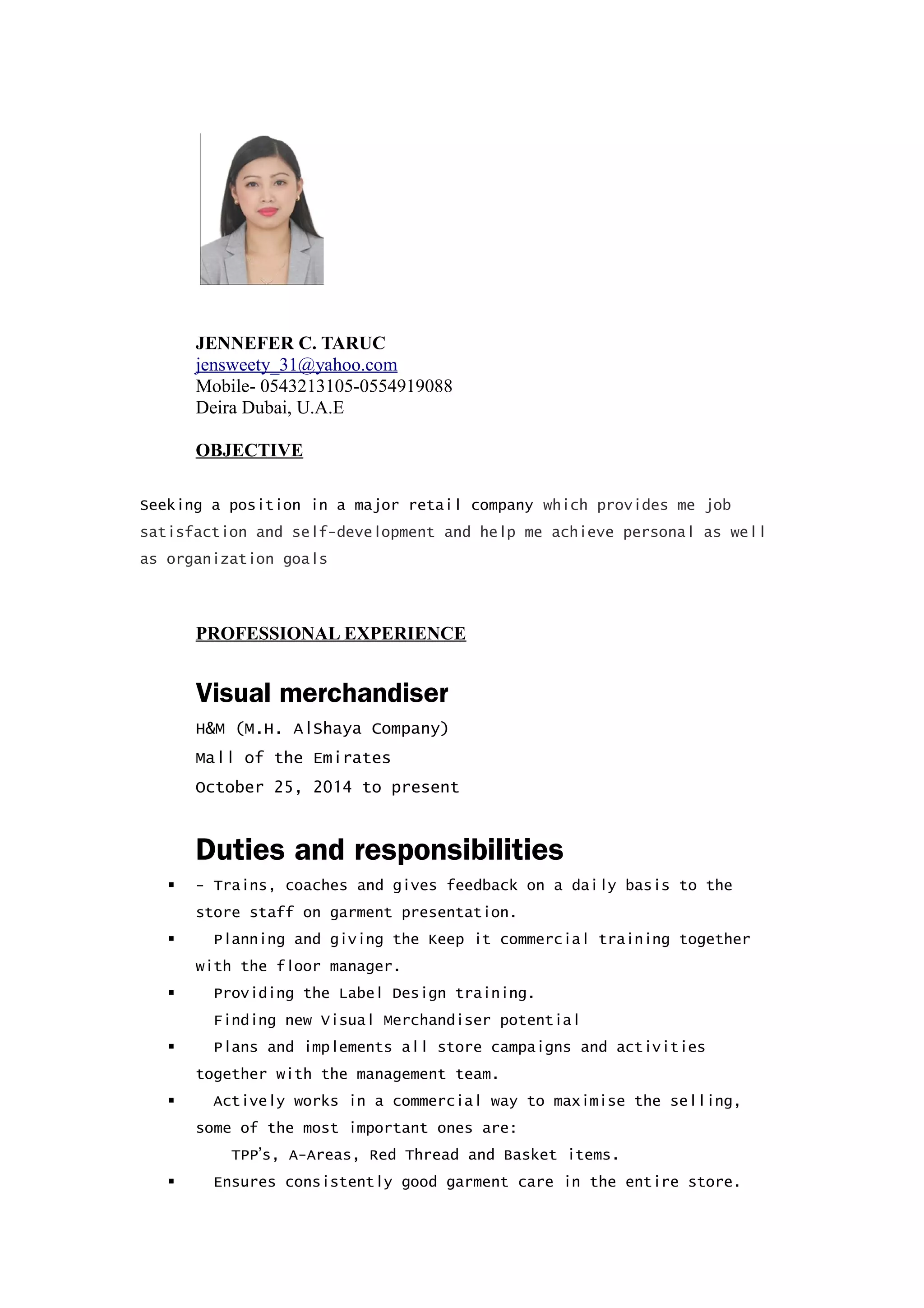 My updating cv | DOC | Sales | Business
