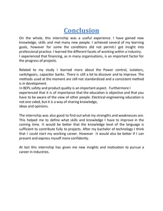 Internship report | DOCX