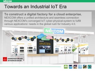 NEXCOM Industry 4.0 Solution Map and Topology | PDF