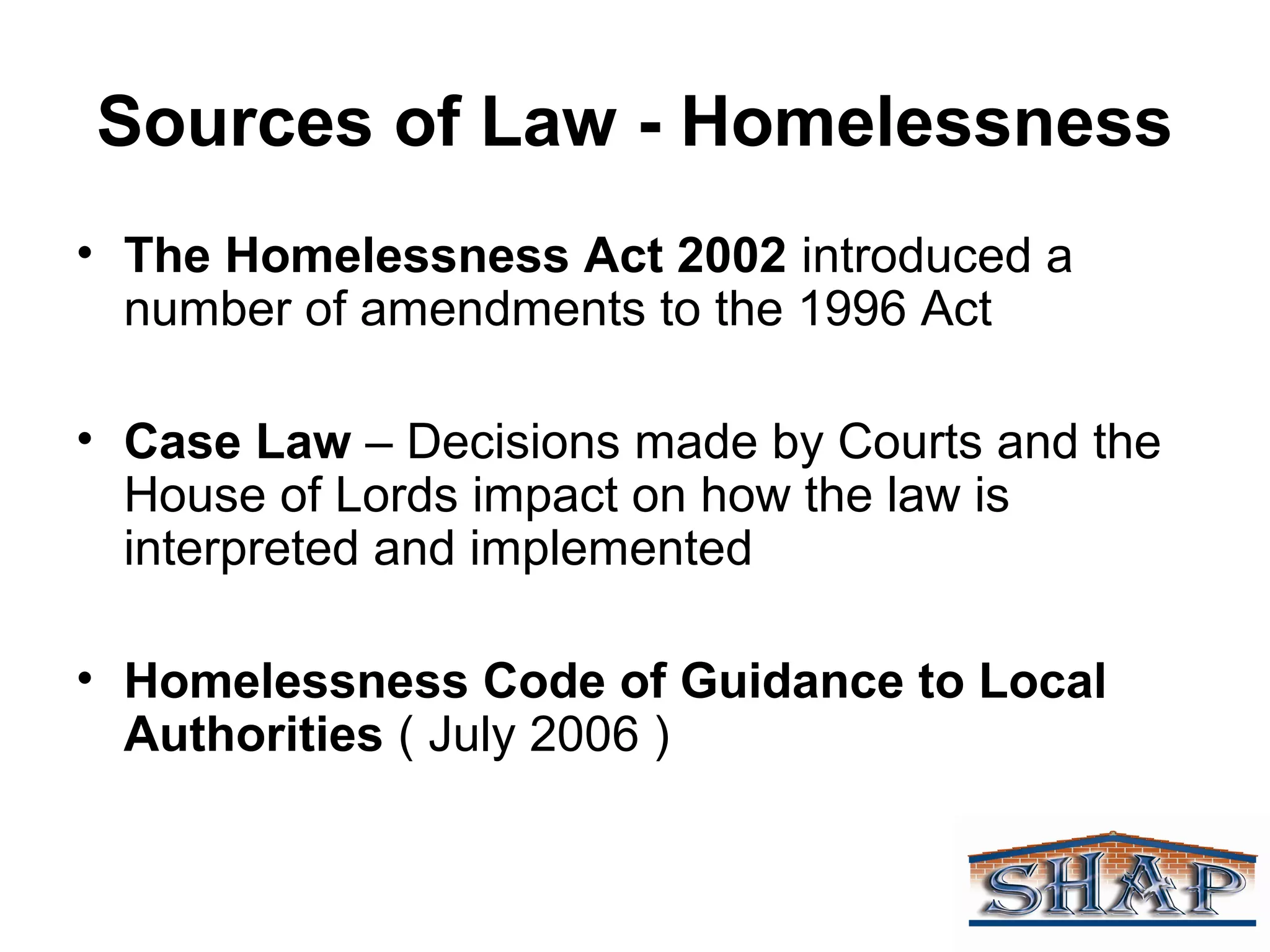 Housing & Homelessnes | PPT