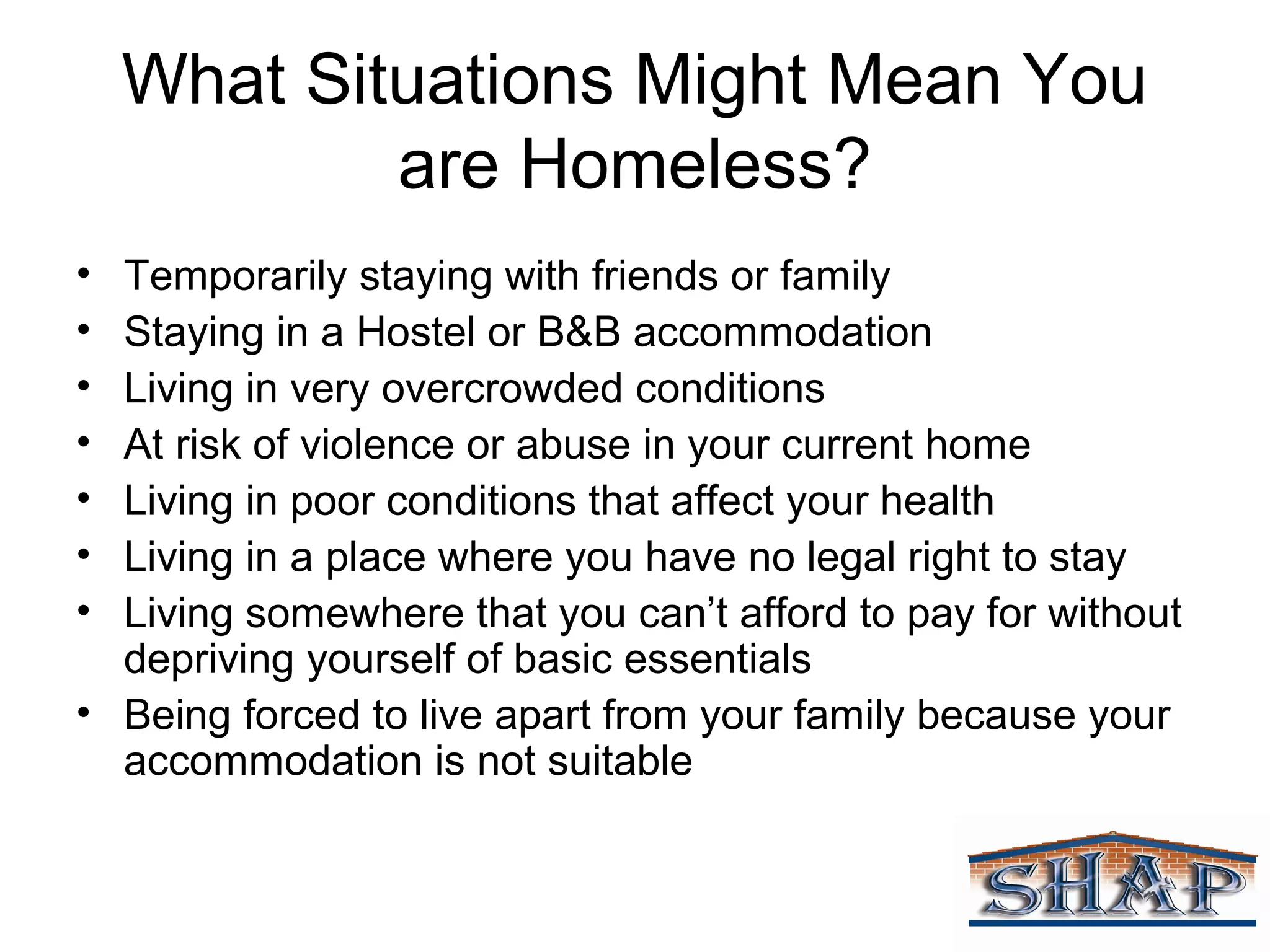 Housing & Homelessnes | PPT
