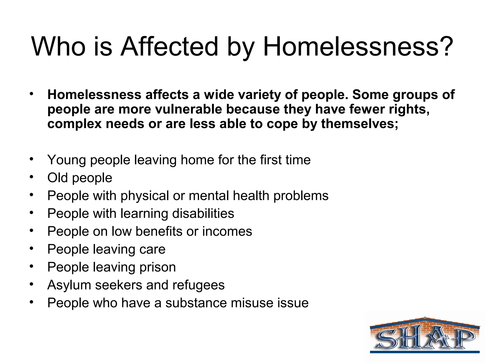 Housing & Homelessnes | PPT