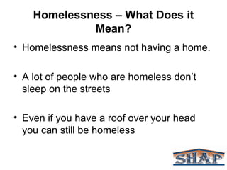 Housing & Homelessnes | PPT
