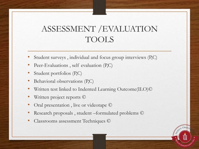 Triangulation in Teaching Assessment & learning Outcomes (2) (1) | PPTX