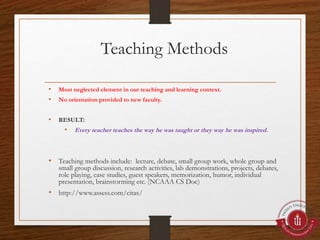 Triangulation in Teaching Assessment & learning Outcomes (2) (1) | PPTX