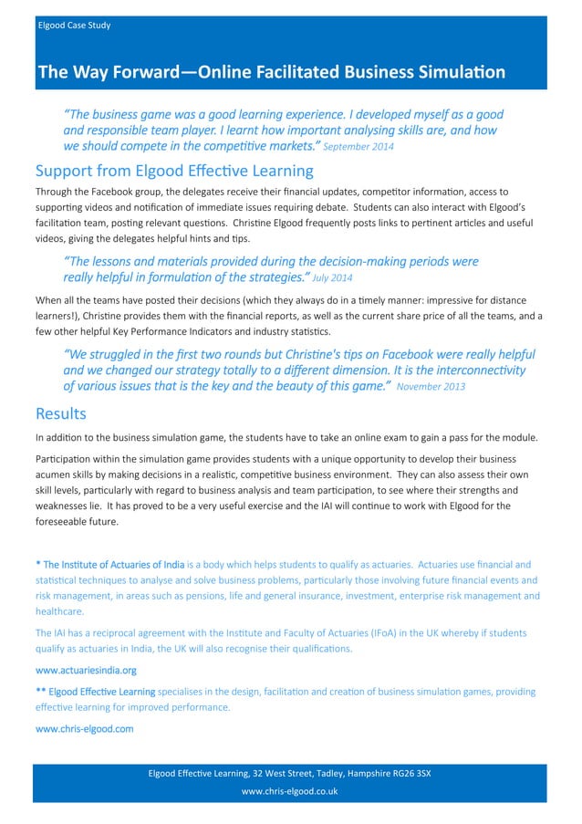 IAI Case Study | PDF