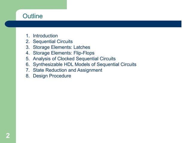 Lecture 5 Synchronous Sequential Logic | PPTX | Data Storage and Warehousing | Computing