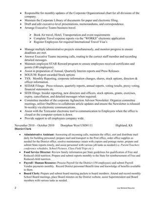 01_LWeilandResume2014_final | PDF | Business Accounting & Finance ...