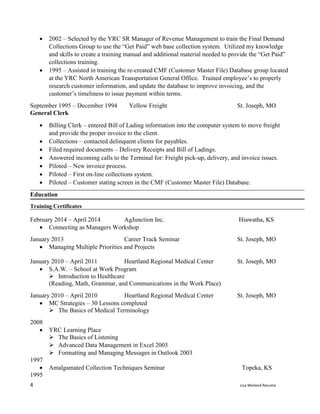 01_LWeilandResume2014_final | PDF | Business Accounting & Finance ...