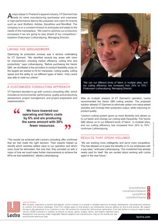 lectra-fashion and apparel-customer story-VT Garment-en | PDF