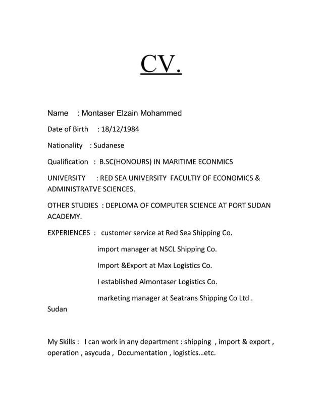 CV2 | PDF
