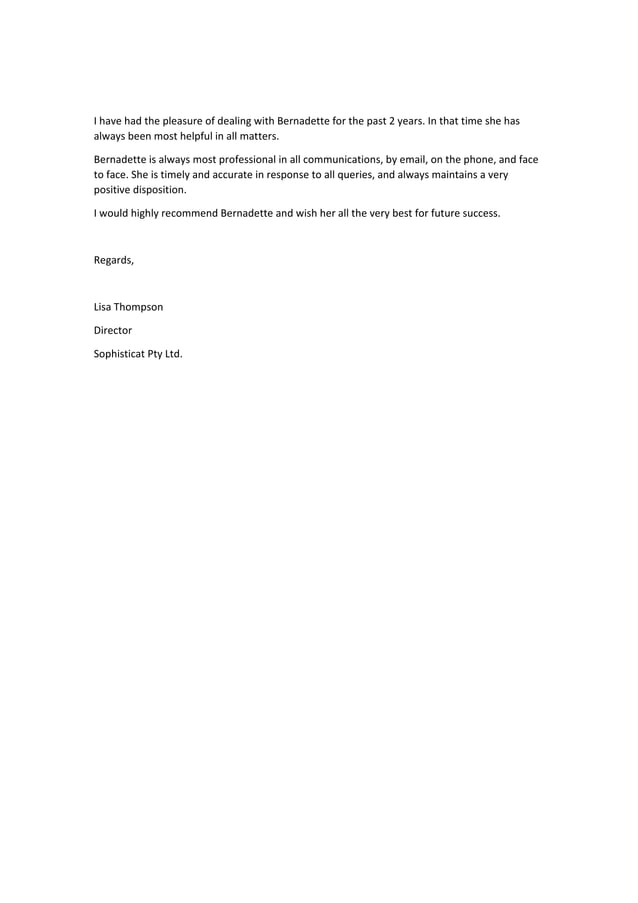 Client recommendation | PDF