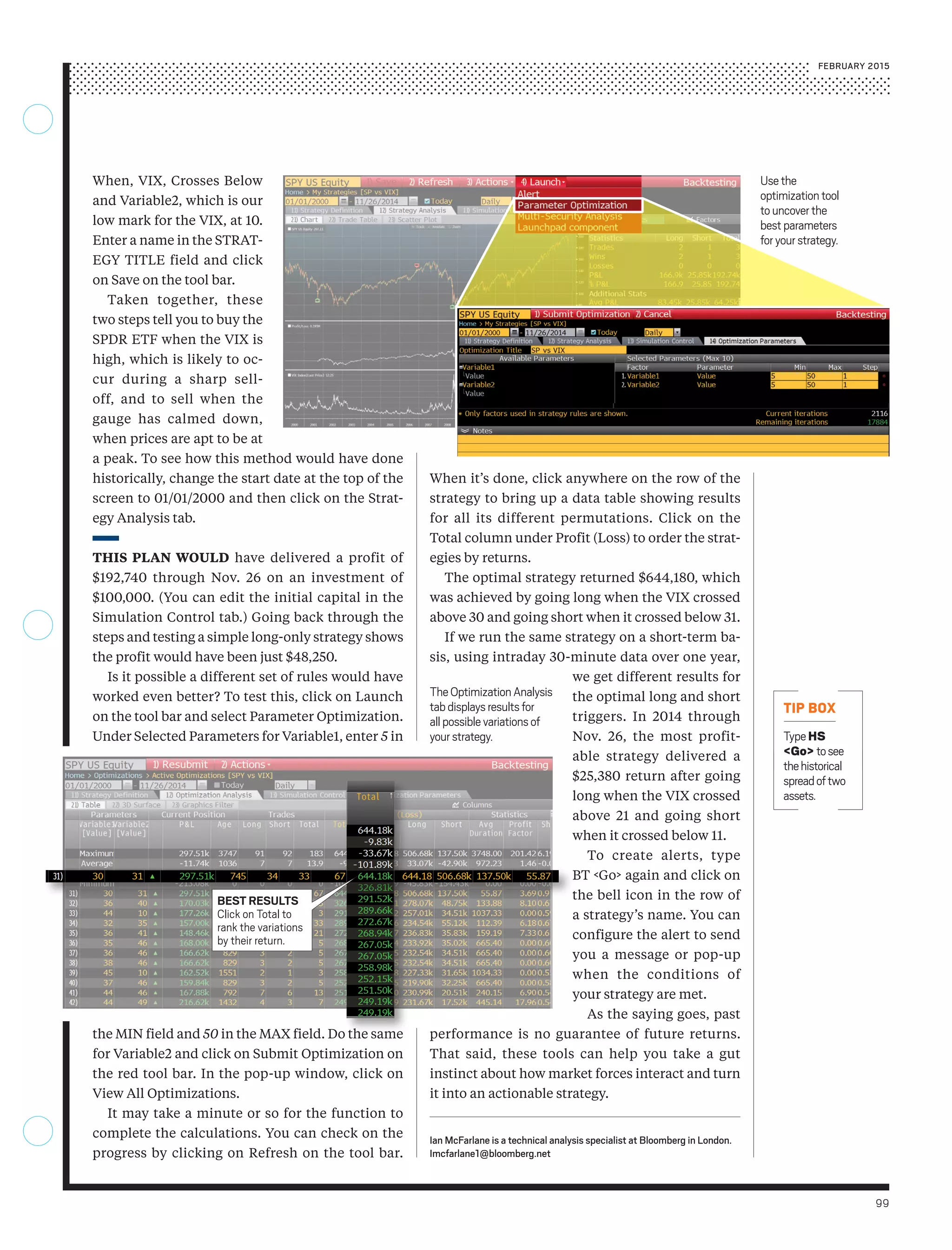 VIX Trading Strategy | PDF