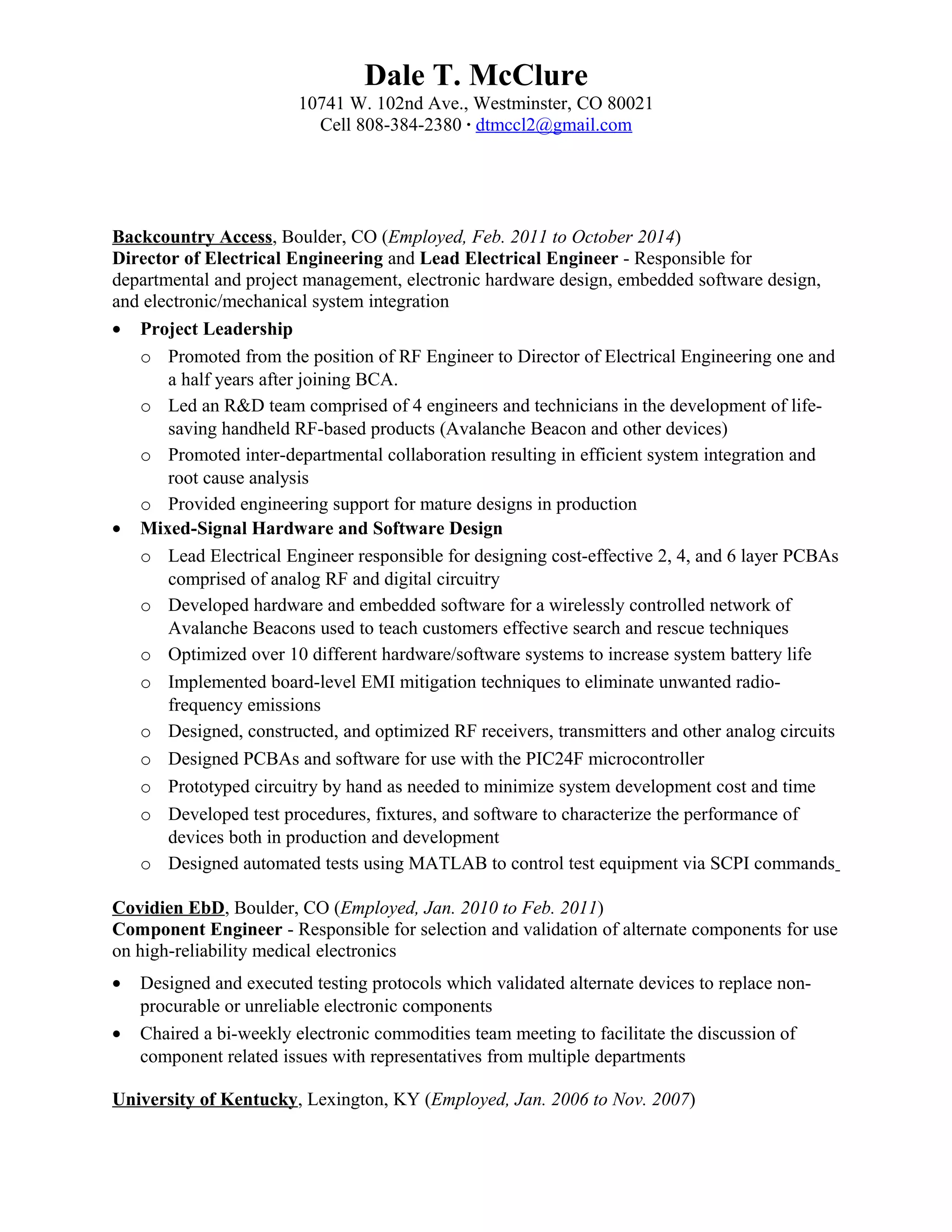 dale_mcclure_resume_V5 | PDF