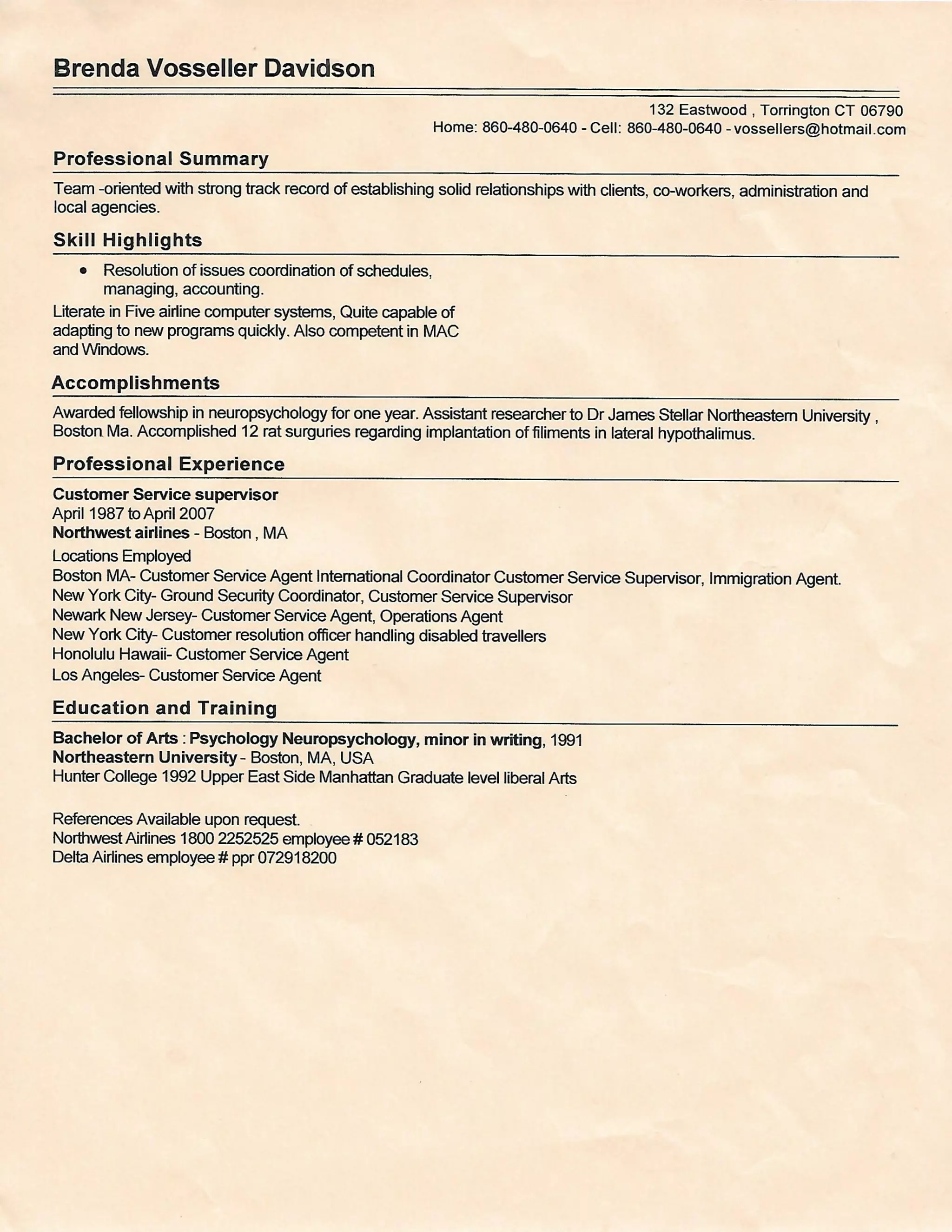 brenda resume pdf | PDF