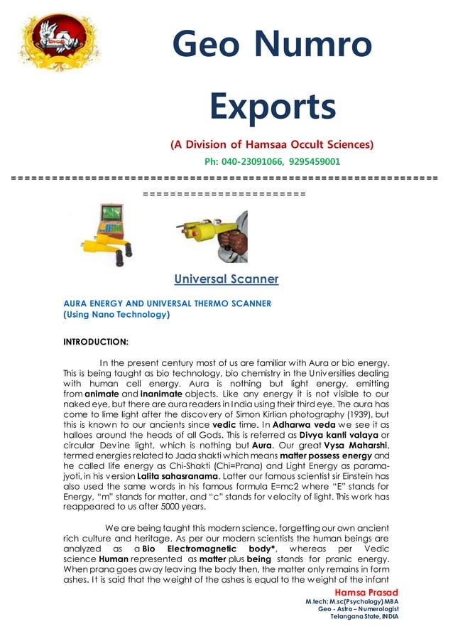 Universal Scanner | PDF | Free Download