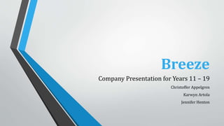 Breeze Powerpoint Presentation | PPTX
